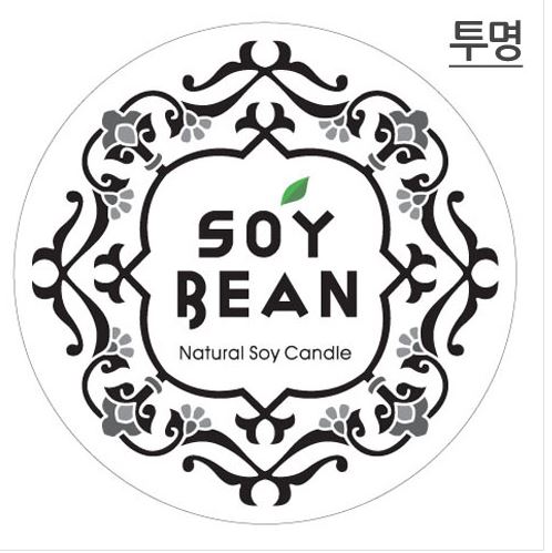 ST-01 (transparent) sticker SOYBEAN circular antique ( 6 Stickers per ...